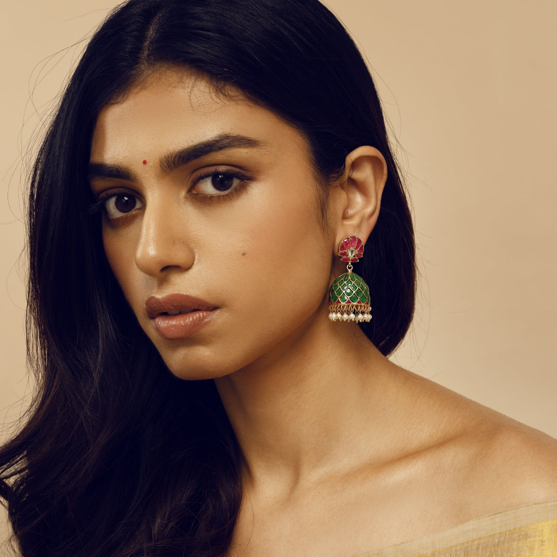 Neema Ardesia Jhumkas – Yamoona