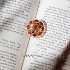 Neema Mandala Flower Studs – Yamoona