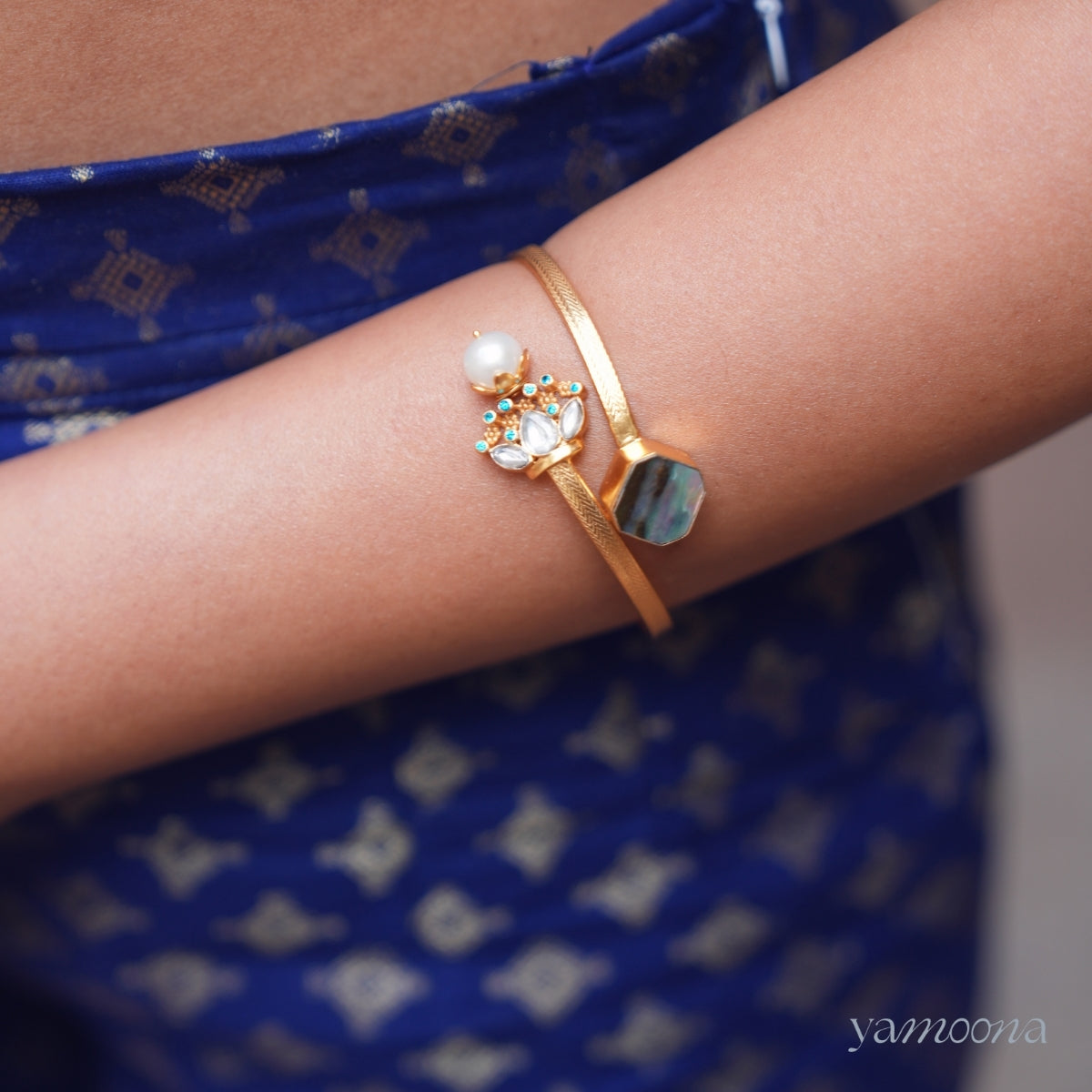 Niovi Statement Silver Kada – Yamoona